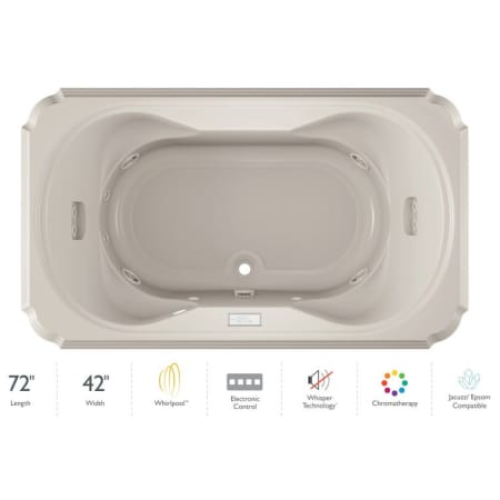 Jacuzzi MS48969 Marineo 72" Whirlpool Bathtub for Drop In Installation ...
