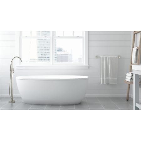 Jacuzzi PV11W59 Signature 60" Free Standing Acrylic Soaking Tub with ...