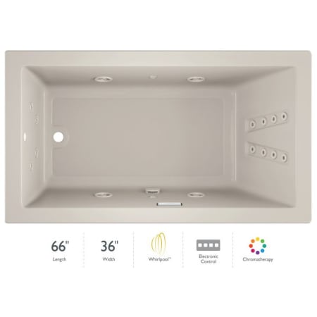Jacuzzi MT32969 66" x 36" Solna™ Drop-In/Undermount Luxury Whirlpool ...