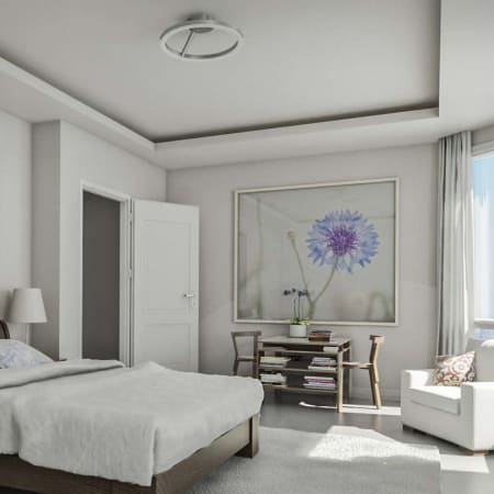 James Allan VCF8790S Kiser Single Light 20" Wide Integrated LED Semi ...