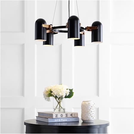 JONATHAN Y Lighting JYL6119A JYL Eugenio 5 Light 25" Wide | Build.com