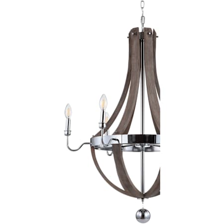 JONATHAN Y Lighting JYL9518A Georgia 6 Light 30" Wide LED Taper Candle ...