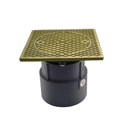 Jones Stephens C60052 4" PVC Cleanout with Square Cover and Plug ...