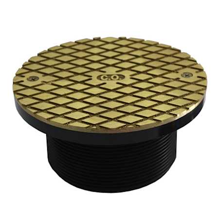 Jones Stephens D57914 4" ABS Cleanout Spud with 6" Cover | Ferguson Home