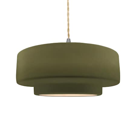 Justice Design Group CER-6545-MGRN-NCKL-BEIG-TWST-LED1-700 Radiance 16 ...