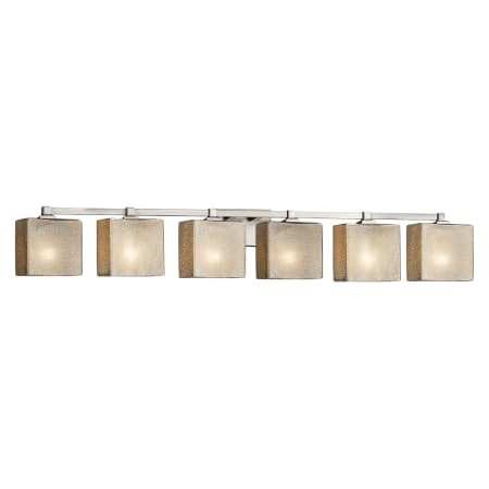Justice Design Group FSN-8436-55-MROR-NCKL Regency 6 Light 50-1/2" Wide ...