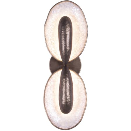 Kalco 523332PAB Spat 24" Tall LED Wall Sconce with Capiz Shell Shades ...