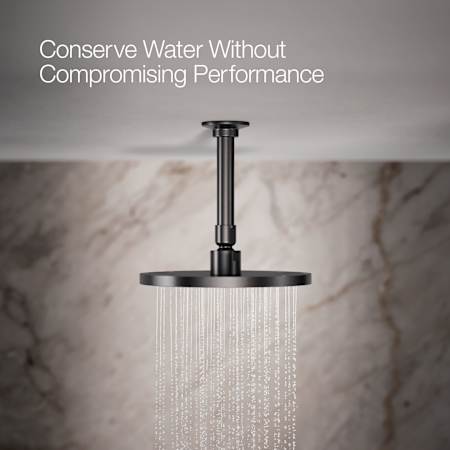 Kohler K-13688-G-BL Contemporary Round 8" Single Function 1.75 GPM ...