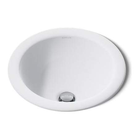 Kohler K-2298-0 Compass 10-5/8" Drop In or Undermount Bathroom Sink ...