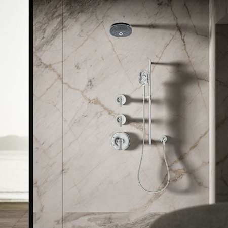 Kohler K-26290-BL Statement 2.5 GPM Multi Function Shower Head with ...