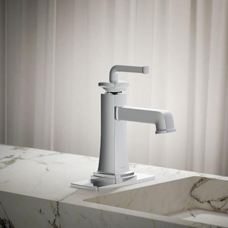 Kohler K-27400-4K-BL Riff 1 GPM Single Hole Bathroom Faucet | Ferguson Home