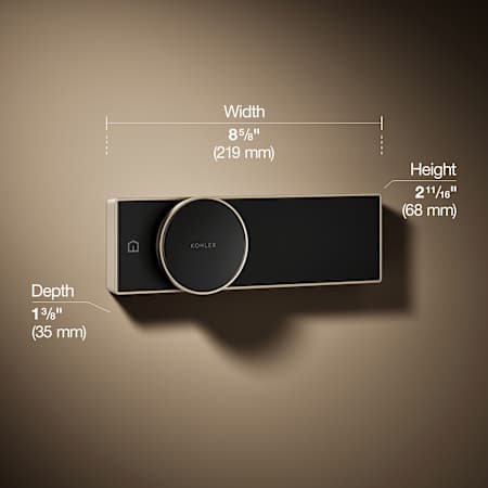 Kohler K-28214-ASC-BL Anthem+ Programmable Digital Shower Controller ...