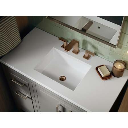 Kohler K-37626-0 Verticyl 16-5/8" Rectangular Vitreous China Undermount ...