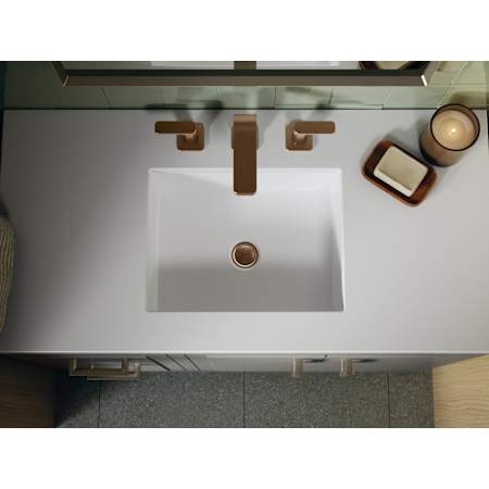 Kohler K-37626-0 Verticyl 16-5/8" Rectangular Vitreous China Undermount ...