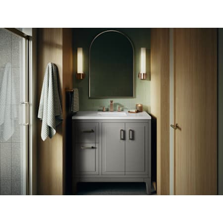 Kohler K-37626-0 Verticyl 16-5/8" Rectangular Vitreous China Undermount ...