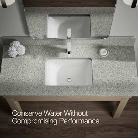 Kohler K-97060-4-BL Hint 1.2 GPM Single Hole Bathroom Faucet with Pop ...