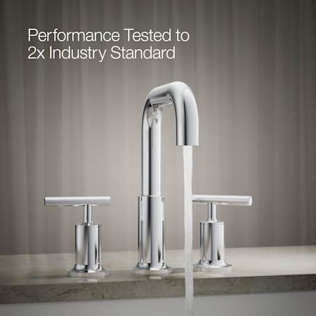 Kohler K-T14428-4-BV Purist Deck Mounted Roman Tub Filler | Ferguson Home
