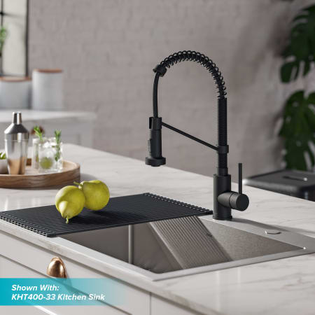 Kraus KPF-1610-DP03SFACB Bolden 1.8 GPM Single Hole Pull-Down Faucet ...