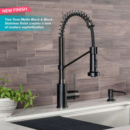 Kraus KPF-1610-DP03SFACB Bolden 1.8 GPM Single Hole Pull-Down Faucet ...