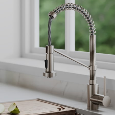 Kraus KPF-1610-DP03SFACB Bolden 1.8 GPM Single Hole Pull-Down Faucet ...
