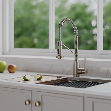 Kraus KPF-1610-DP03SFACB Bolden 1.8 GPM Single Hole Pull-Down Faucet ...