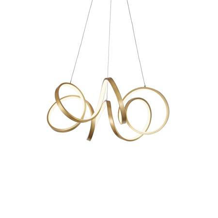 Kuzco Lighting CH93824-AN Synergy 10" Tall LED Abstract Chandelier ...