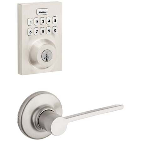 Kwikset 200LRLRDT-HC620CNT-15S Ladera Passage Lever Set and Electronic ...