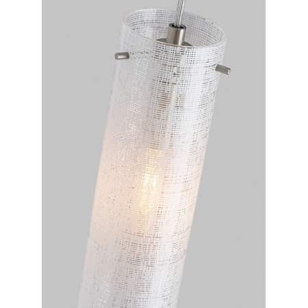 LBL Lighting LP970LN Vetra Single Light 3" Wide Mini Pendant with Linen ...