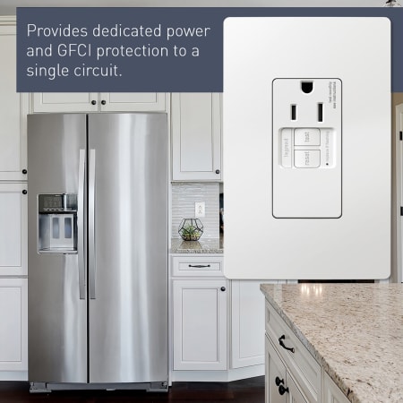 Legrand 2097TRSGLW radiant 20 Ampere Single GFCI Electrical Outlet ...