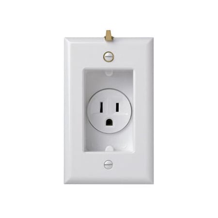 Legrand S3713TRW Tamper Resistant Clock Hanger Recessed Single ...