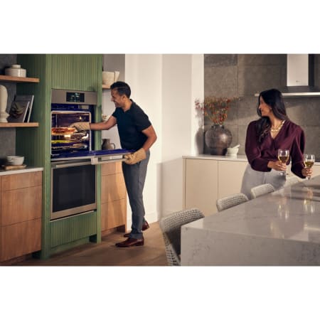 LG WDES9428F 9.4 cu. ft. Smart InstaView® Electric Double Built-In Wall ...