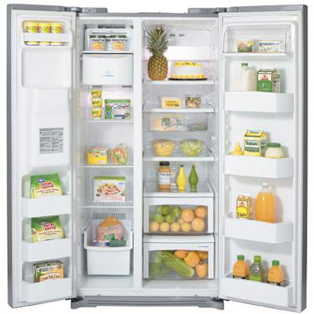 LG LSC26905SB 25.9 cu.ft. Side-by-Side Refrigerator w/Tall Water Disp ...