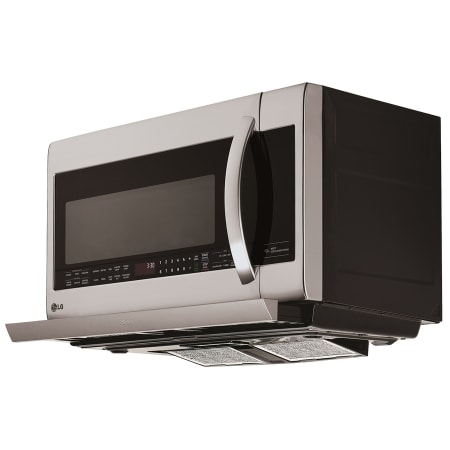 LG LMHM2237BD 2.2 Cu. Ft. 400 CFM Over-the-Range Microwave with ...