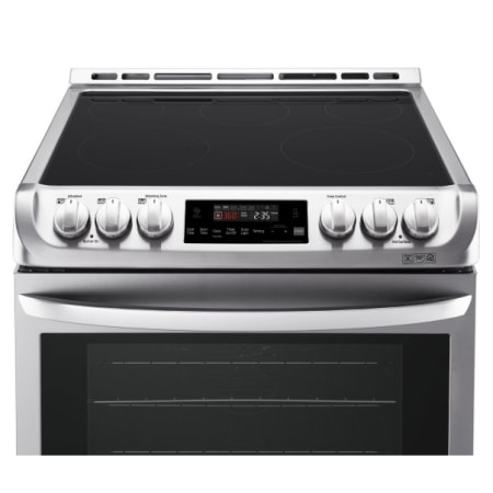 LG LSE4611ST 30 Inch Wide 6.3 Cu. Ft. Slide-In Electric Range with ...