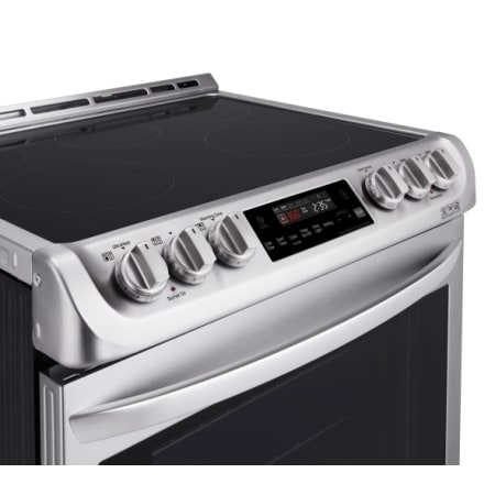 LG LSE4611ST 30 Inch Wide 6.3 Cu. Ft. Slide-In Electric Range with ...