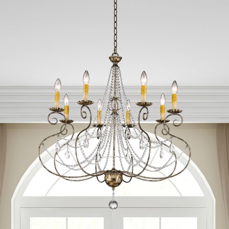 Livex Lighting 51908-36 Isabella 8 Light 1 Tier Chandelier | Build.com