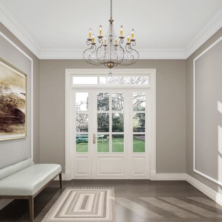 Livex Lighting 51908-36 Isabella 8 Light 1 Tier Chandelier | Build.com