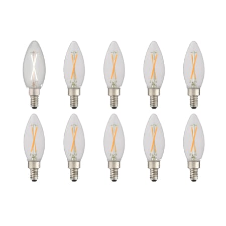 Livex Lighting 920212X10 Pack of (10) 2 Watt Vintage Edison B10 ...