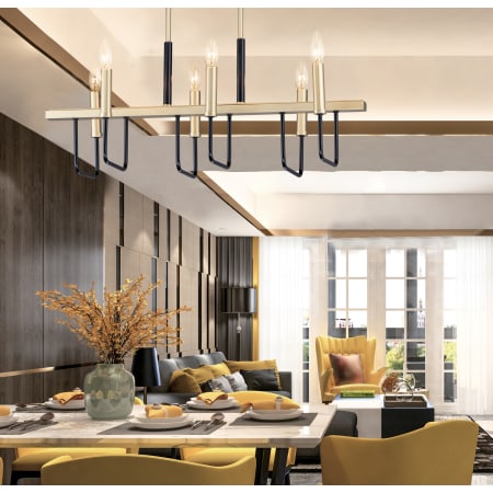 Maxim 10259BKGLD Sullivan 6 Light 30" Wide Chandelier | Build.com