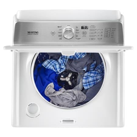 Maytag Exclusive-Laundry-Gas Top Loading Washer and Front | Build.com