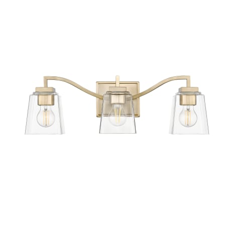 Millennium Lighting 24003-MG Avenna 3 Light 24" Wide Vanity Light with Clear Glass Shades ...