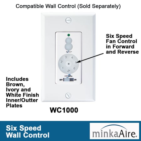 MinkaAire F662-CL Vapor 60" 3 Blade Indoor Ceiling Fan with Remote ...