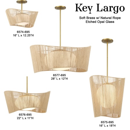 Minka Lavery 6576-695 Key Largo 1 Light 22" Wide Pendant with Natural ...