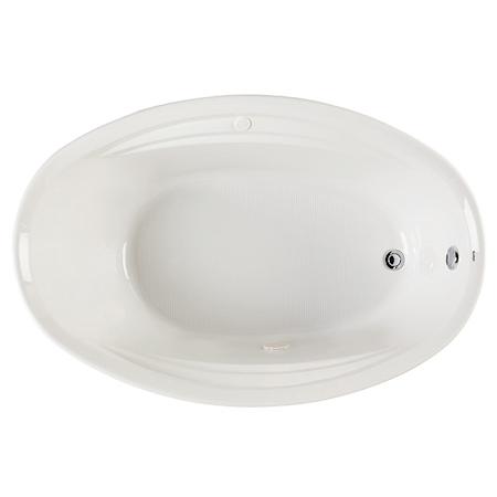 Mirabelle MIRGAS6042VBS 60" X 42" Drop-In Soaking Tub with | Build.com