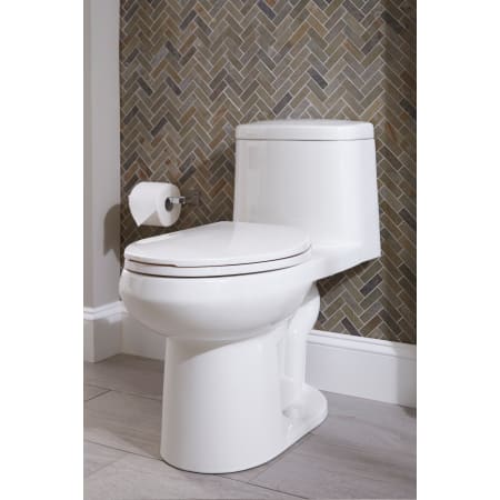 Mirabelle MIRSR241WH 1.28 GPF One-Piece Elongated ADA Height Toilet ...