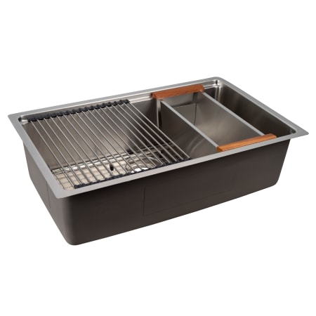 Miseno MNO183119WS-PKG 32" Stainless Steel Workstation Sink, Includes ...