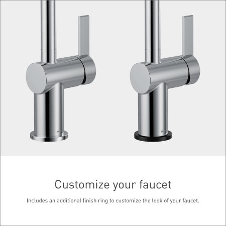 Moen 7622BZG Cia 1.5 GPM Single Hole Pull Down Kitchen Faucet ...