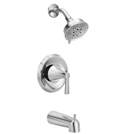 Moen T62413EP Jase Tub and Shower Trim Package with 1.75 GPM Multi Function Shower Head ...