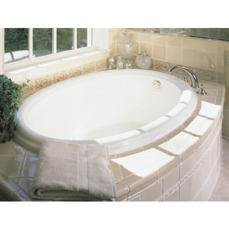 MTI Baths AST09-WH Victoria 2 60" Drop-In Acrylic Air Bath Tub with ...