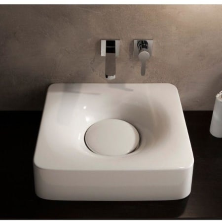 Nameeks Scarabeo 6001-No Hole Scarabeo 19-3/4" Ceramic Wall Mounted ...